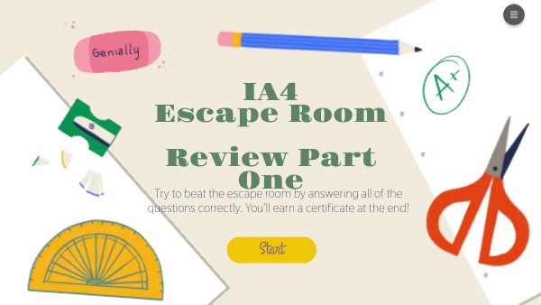 IA4 Review Part 1 | Genially