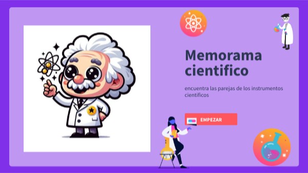 Memorama cientifico | Genially