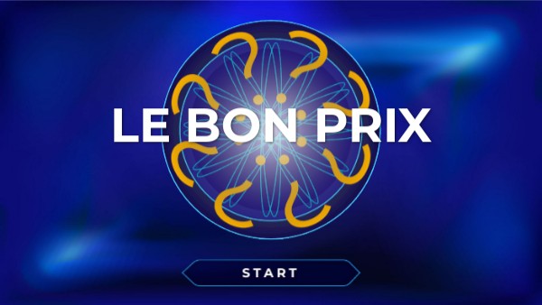 Juste prix | Genially