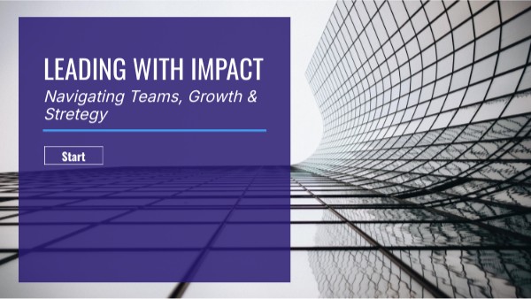 Leading with impact | Genially