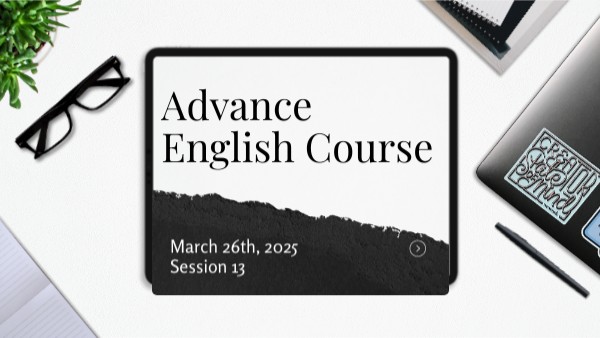 Advance English Course | Genially