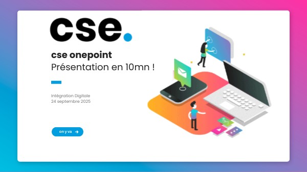 Presentation CSE 2025 | Genially