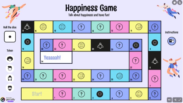 Happiness game | Genially