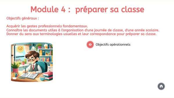 Module 4 : préparer sa classe | Genially