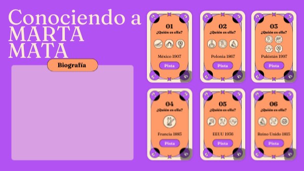 Conociendo a MARTA MATA ¡Una amiga de la escuela! | Genially