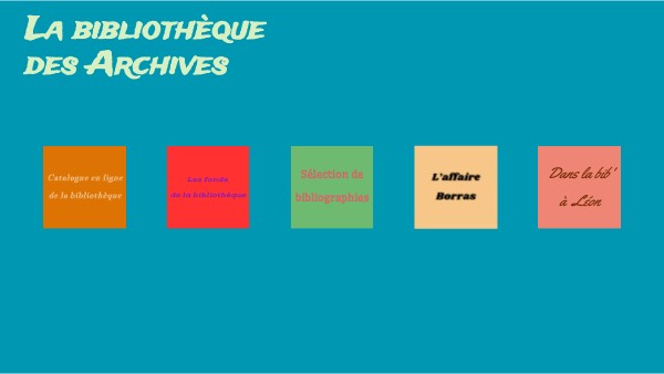 bibliothèque | Genially