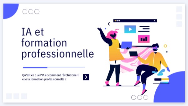 IA et formation professionnelle | Genially