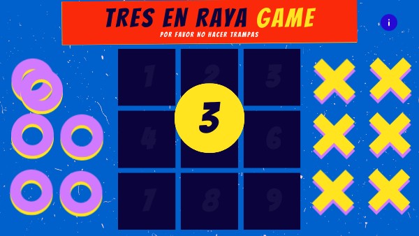 TRES EN RAYA GAME | Genially