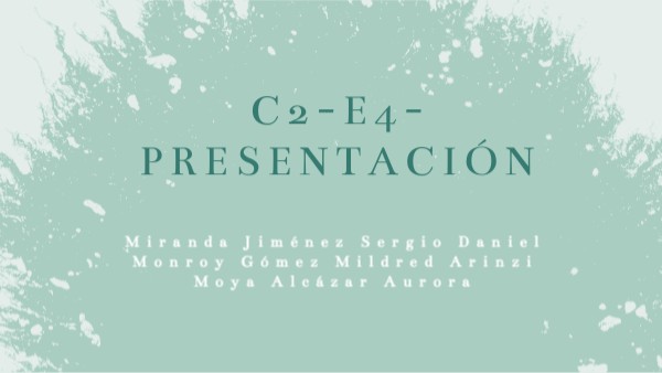 C2-E4-PRESENTACIÓN | Genially