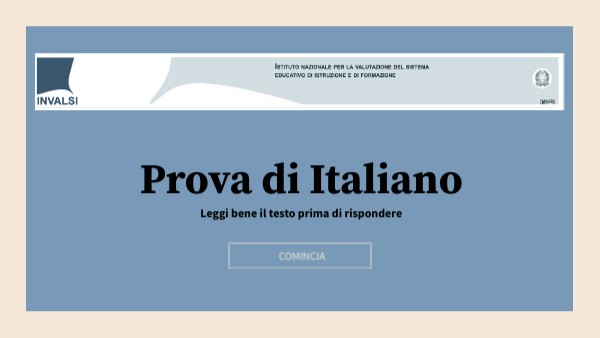 Prova di Italiano | Genially