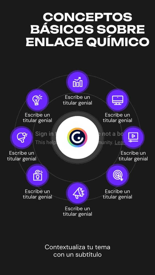 CONCEPTOS BÁSICOS SOBRE ENLACE QUÍMICO | Genially