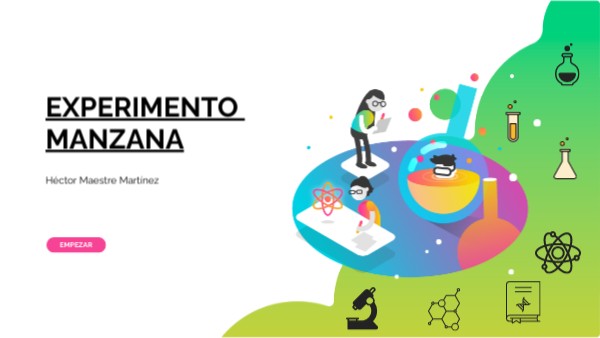 EXPERIMENTO MANZANA | Genially