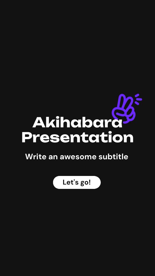 Akihabara Presentation Mobile | Genially