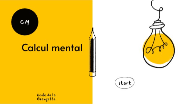 Calcul mental | Genially