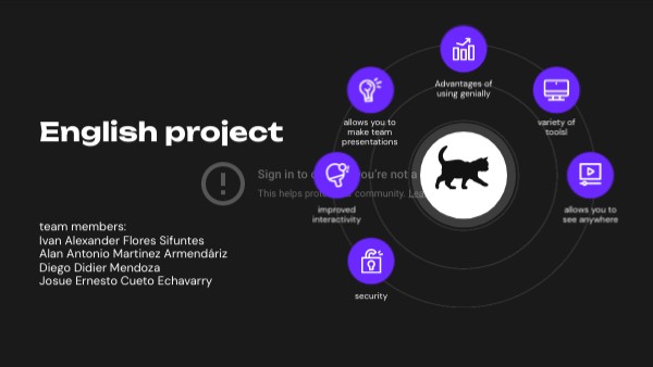 English project | Genially