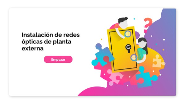 Instalación de redes ópticas de planta externa | Genially