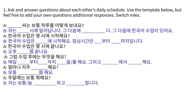 U2 speaking practice | Genially