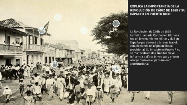 Explica la importancia de la Revolución de Cádiz de 1868 y su impacto ...