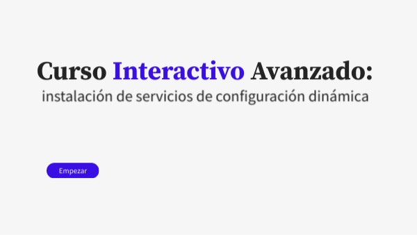 Curso Interactivo Avanzado: | Genially
