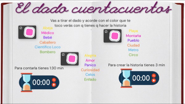 El dado cuentacuentos | Genially