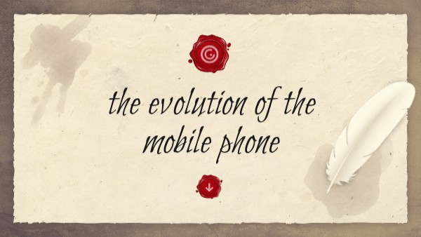 the evolution of the mobile phone | Genially