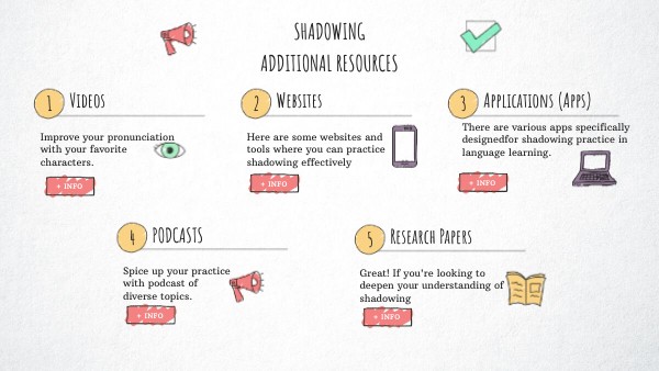 SHADOWING Additional Resources | Genially