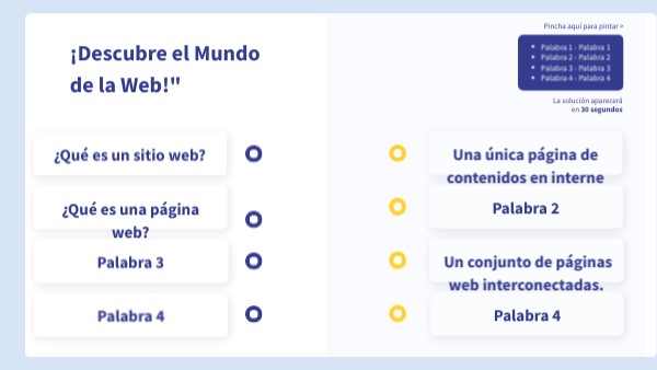 ¡Descubre el Mundo de la Web!" | Genially