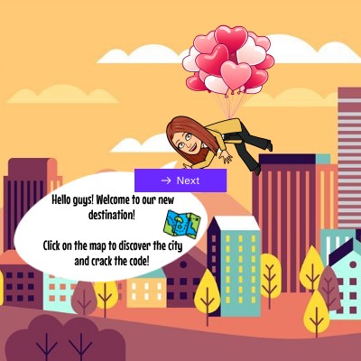 Hello guys! Welcome to our new destination! Click on the different landmarks to discover the ...