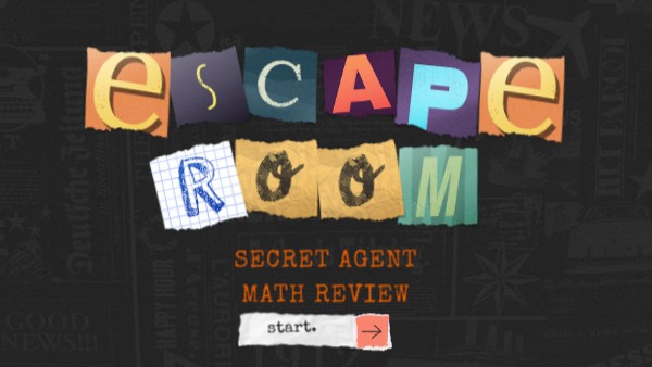 Secret Agent Math Review | Genially