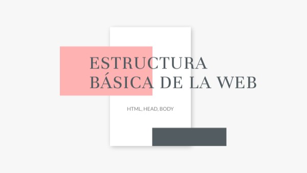estructura básica de la web | Genially