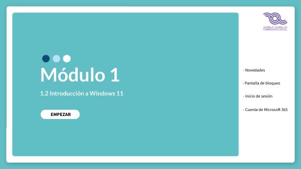 Microsoft Windows 11 1.2 Introducción a Windows 11 | Genially