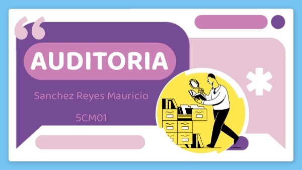 AUDITORIA | Genially