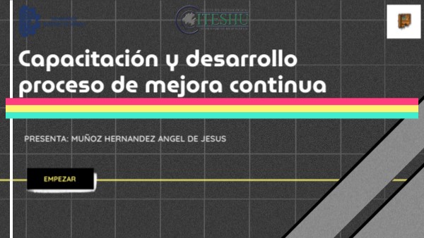 Capacitación y desarrollo proceso de mejora continua | Genially