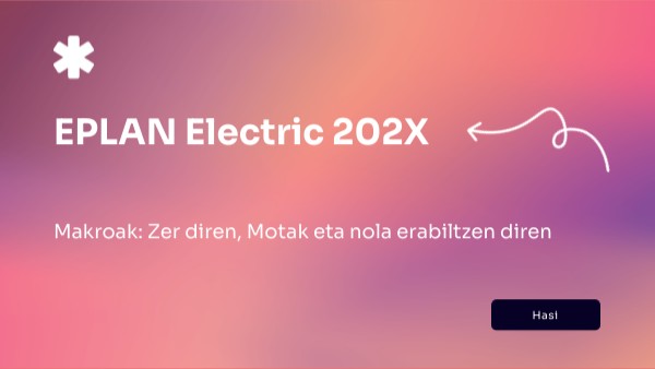 Makroak EPLAN Electric P8 202X | Genially