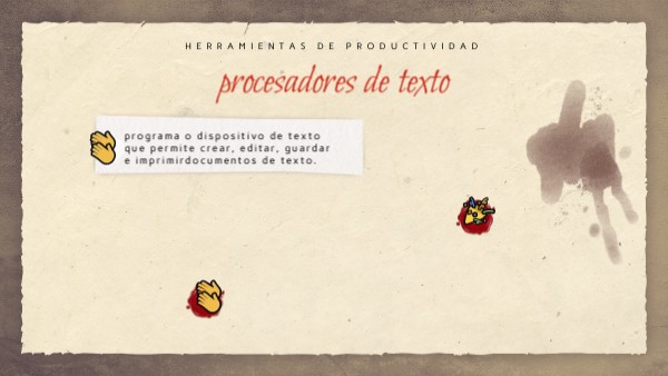 procesadores de texto | Genially