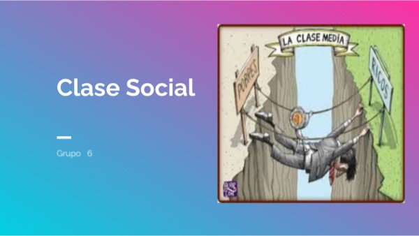 Clase Social | Genially