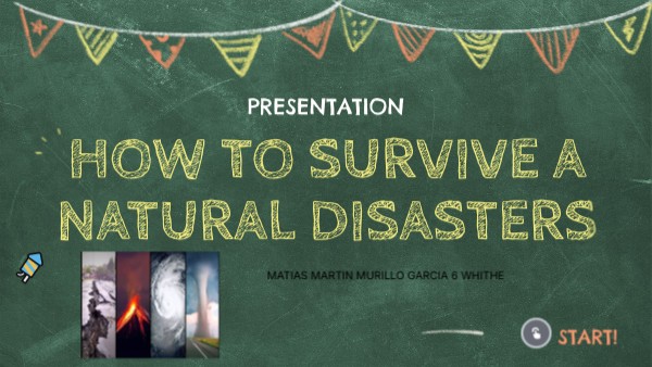 HOW TO SURVIVE A NATURAL DISASTERS | Genially