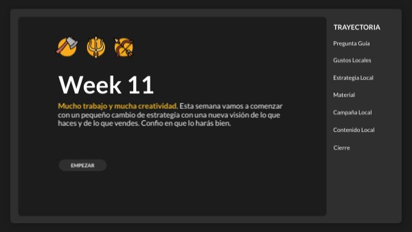 MARKETING 2025 Week 11 | Genially