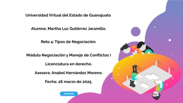 Universidad Virtual del Etado de Guanajuato Alumna: Martha Luz Gutiérrez Jaramillo. Reto 4 ...