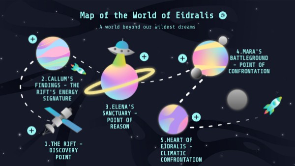 Map of the World of Eidralis | Genially