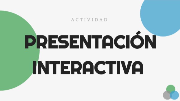 Presentación interactiva | Genially