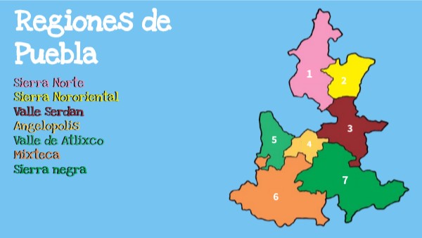 Regiones de Puebla | Genially