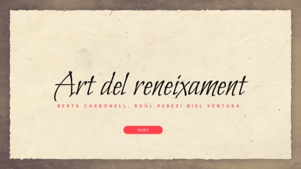 Art del reneixament | Genially