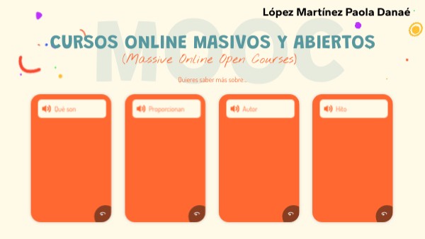 Cursos MOOC - López Martínez | Genially