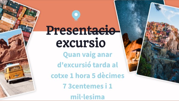 Presentacio excursio | Genially