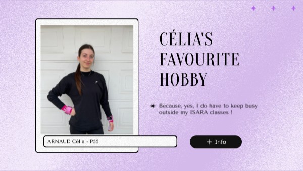 célia's favourite hobby | Genially