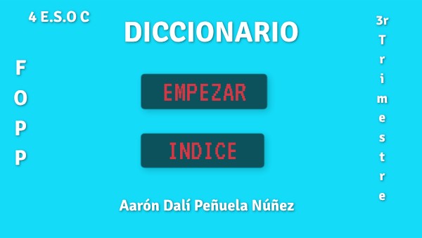 DICCIONARIO | Genially