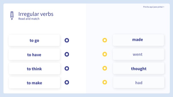 Irregular verbs | Genially