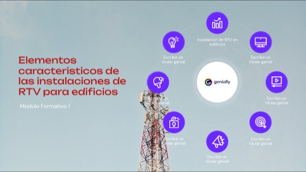 Elementos caracteristicos de las instalaciones de RTV para edificios | Genially