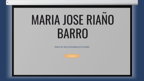 MARIA JOSE RIAÑO BARRO | Genially